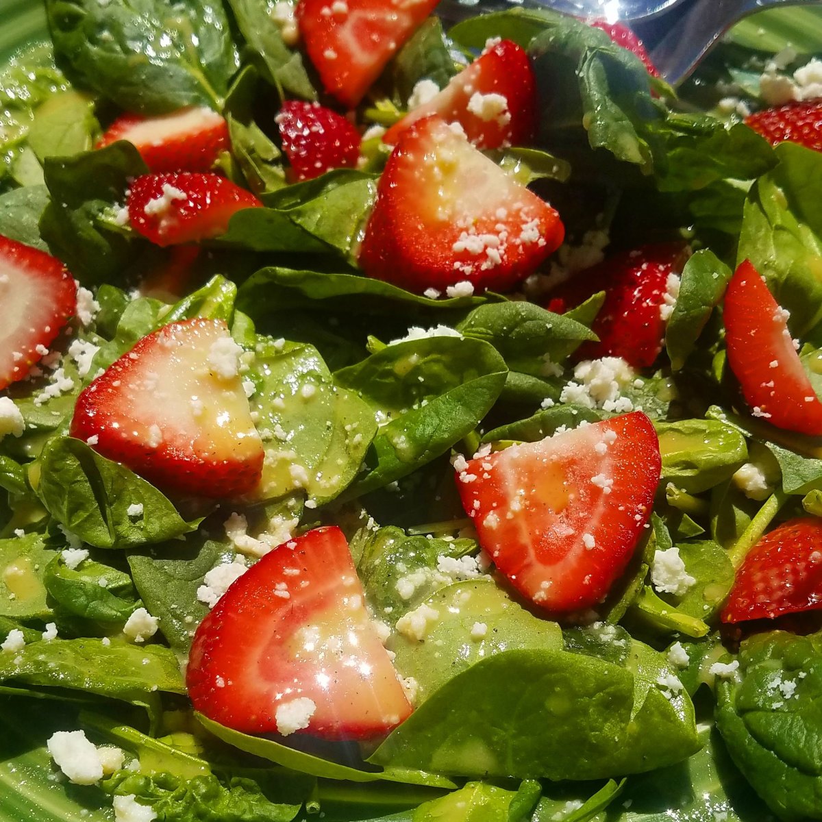 Strawberry Spinach Salad & Pineapple Dressing – Meem's Kitchen